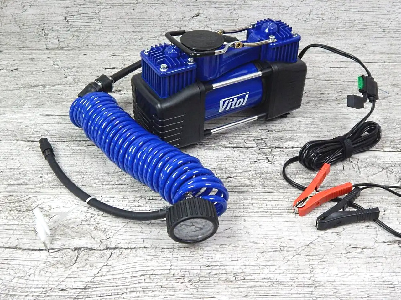 Компресор автомобильный 12в (90л/ 150psi/ 25Amp), Электрический насос ...