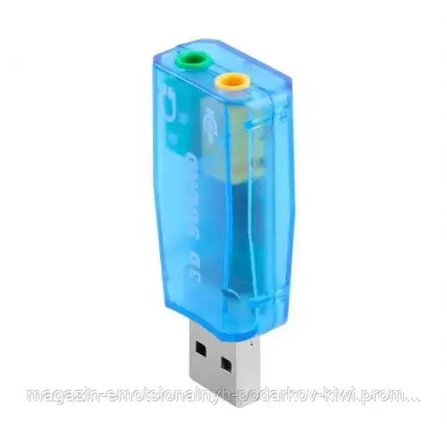 Звуковая карта USB 3D sound 5.1 | Внешний звуковой адаптер для ПК ...