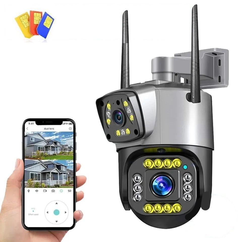 GSM вулична поворотна IP-камера OEMG SC02-4G 8MP. V380 Pro: продаж ...