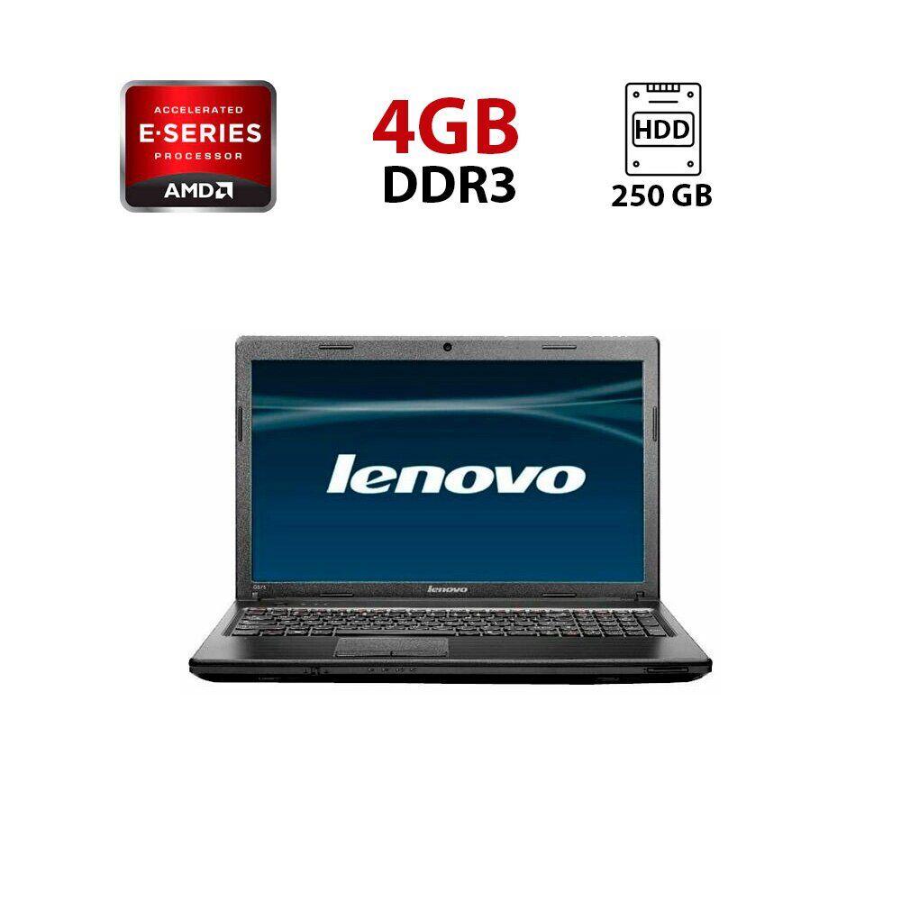 Ноутбук Б-класс Lenovo G575/ 15.6" (1366x768)/ AMD E-300/ 4 GB RAM/ 250 ...