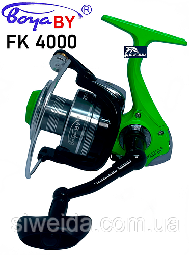 Котушка Boya by FK 4000 (3+1bb. 4.9:1) спинінгова с алюмінієвою шпулею (ID#2138991004), ціна ...