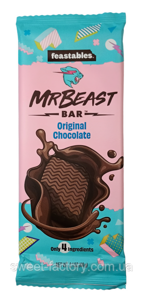 Шоколад Feastables Mr Beast Bar Original Chocolate 60g: продажа, цена в ...