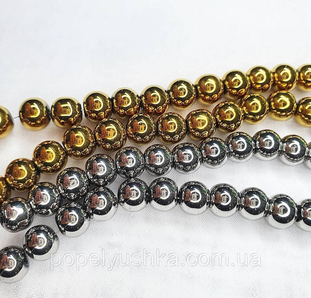 Бусини гальваніка, скло 8 мм (40 шт) (ID#2140088912), цена: 45 ...