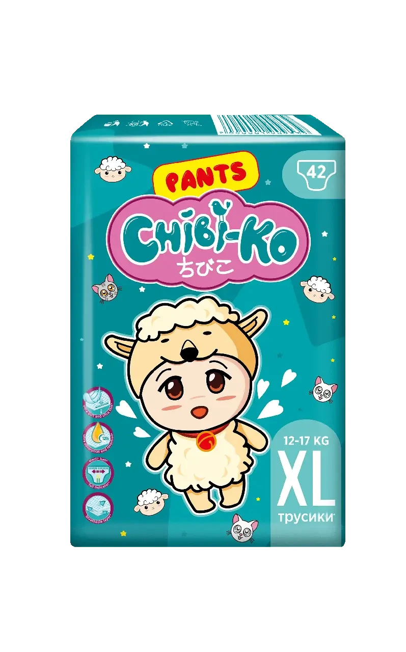 Chibi-Ko підгузки-трусики дитячі XL 12-17 кг, 42 шт: продажа, цена в ...