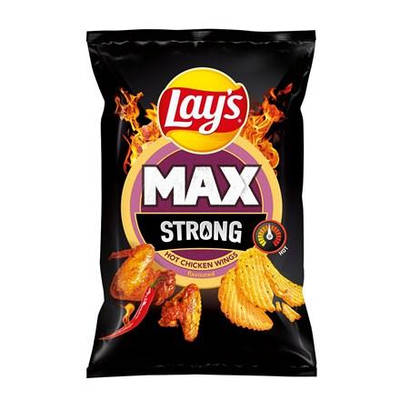 Чипсы Lays Max Strong Hot Chicken Wings - купить недорого на Prom.ua ...