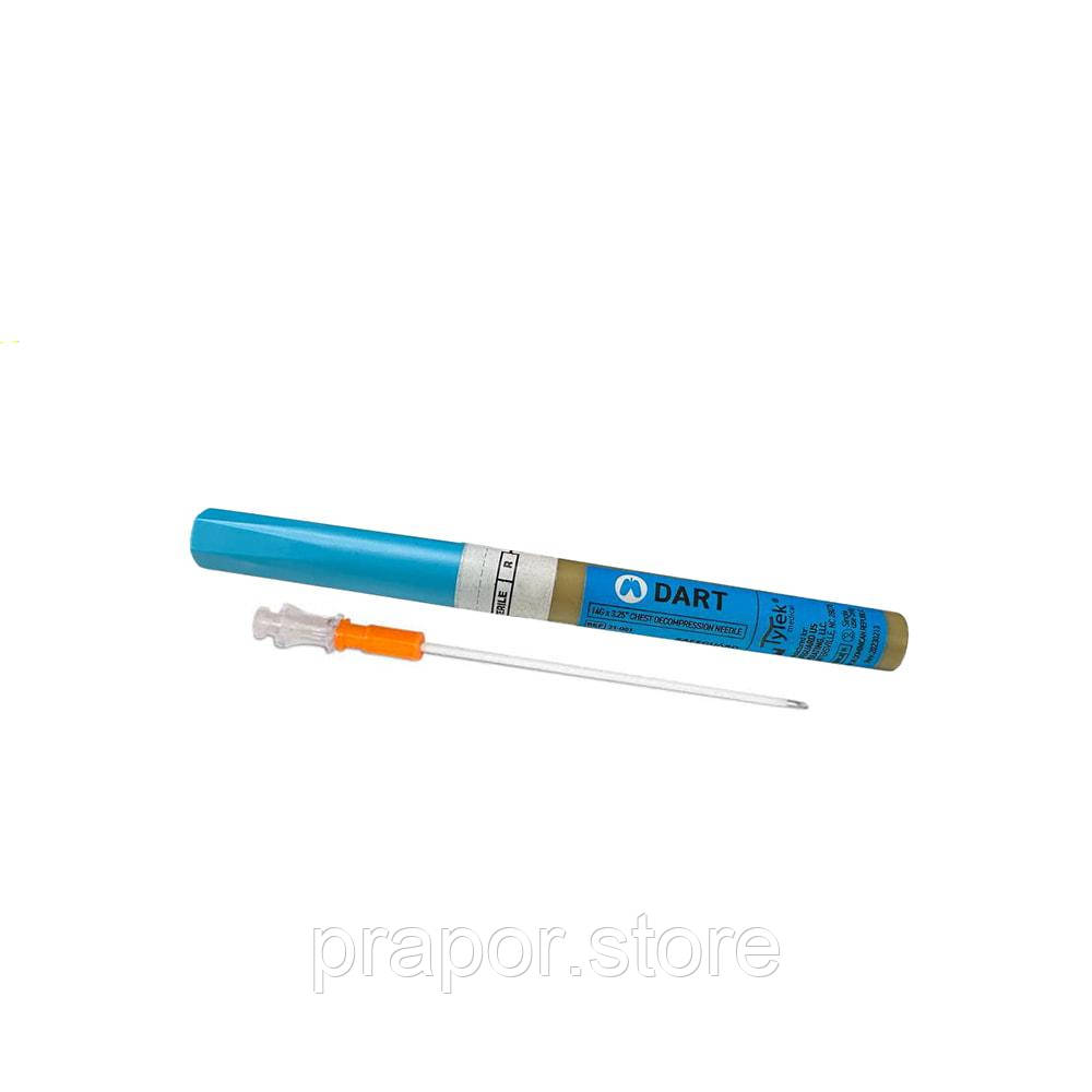 Голка декомпресійна SafeGuard DART Chest Decompression Needle, 14G x 3. ...