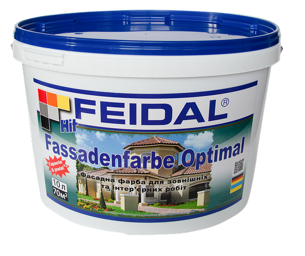 Краска фасадная Feidal HIT-Fassad Optimal SP UA 5 л, цена: 963.90 ...