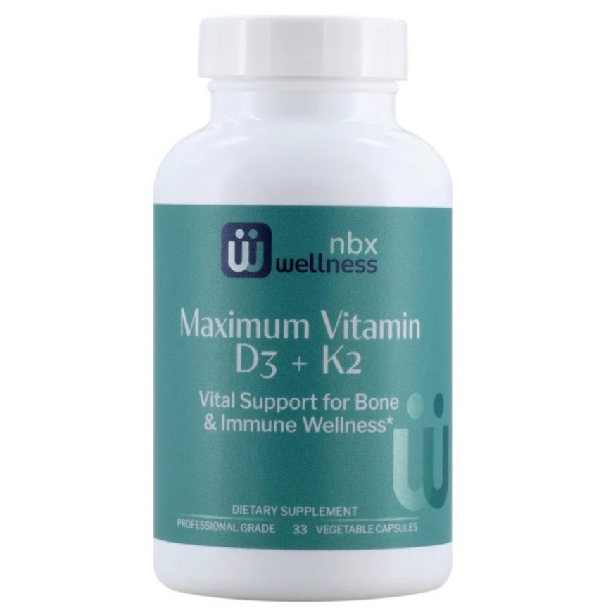 Neurobiologix Maximum Vitamin D3+K2 (formerly D3+K2 Cofactor Complex ...