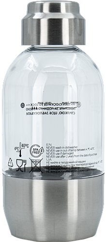 Пляшка 500 ml SODA@HOME OPTIMUM Silver (ID#2108371287), ціна: 239 ₴, купити на Prom.ua