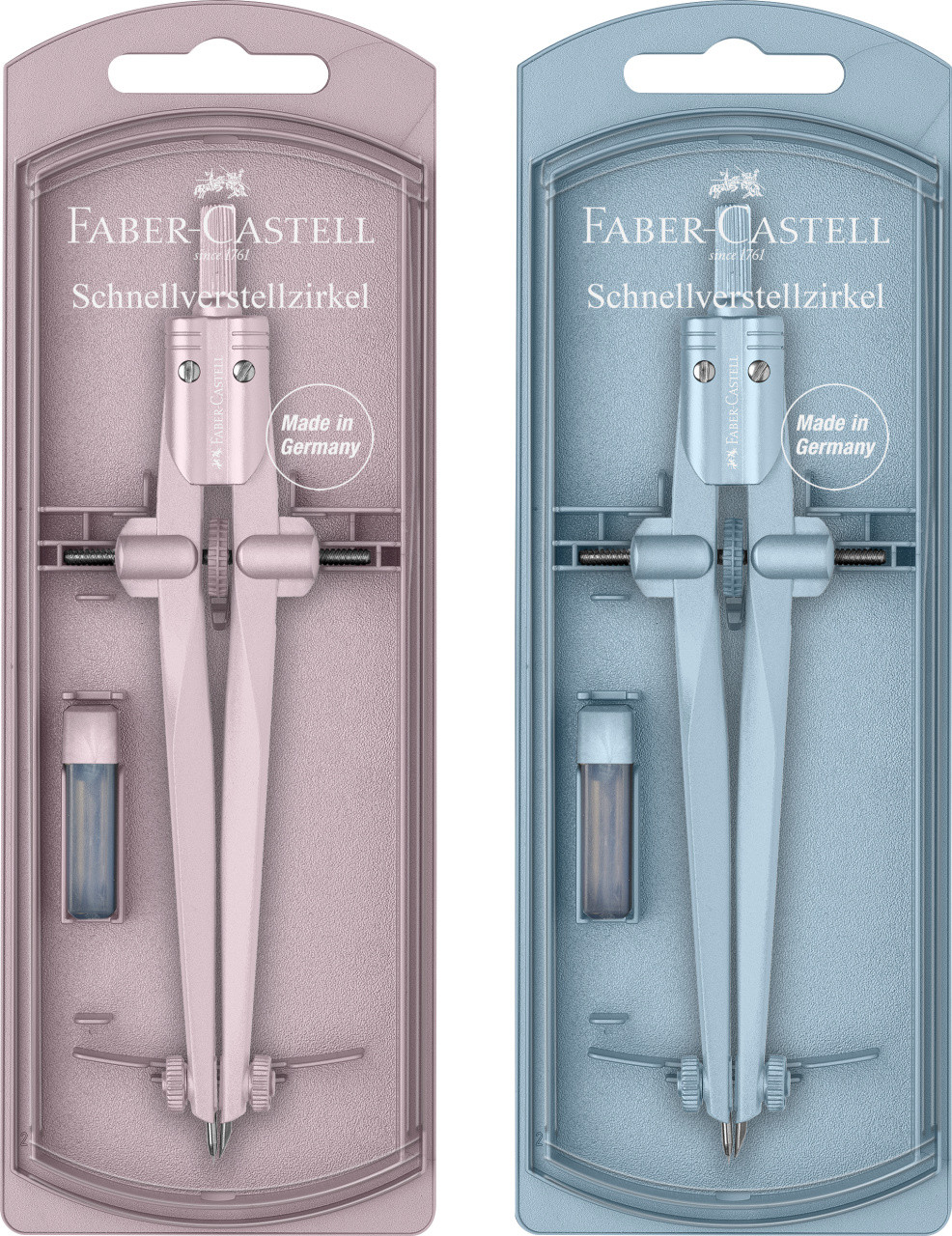 Циркуль Faber-Castell Compass with quick-set Stream 2024, диаметр до ...