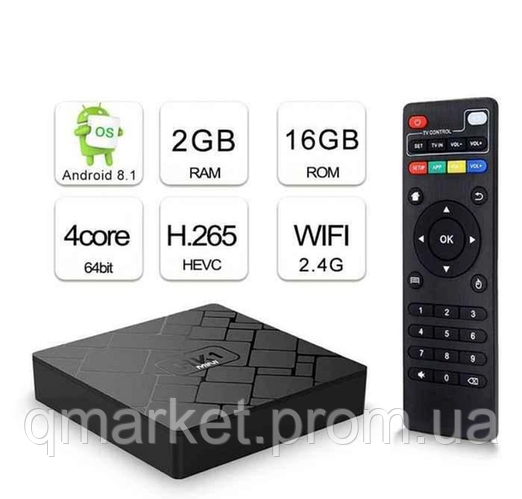 Смарт приставка для телевизора TV Box (HK1 MINI) (2/16) цифровая (ID ...