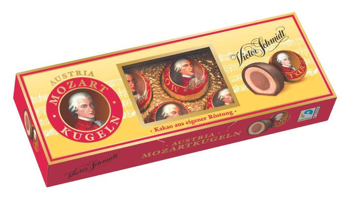 Конфеты Victor Schmidt Mozart Kugeln, 132 г, 18 уп/ящ (ID#2141804532 ...