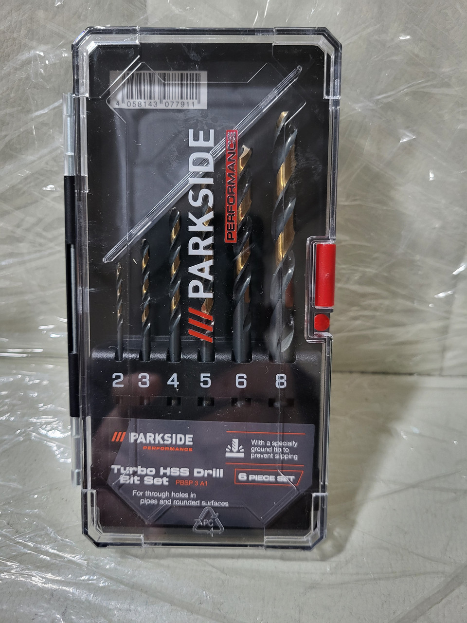 Набір універс.свердл 6 шт. Parkside Performance Turbo HSS Drill Bit Set ...