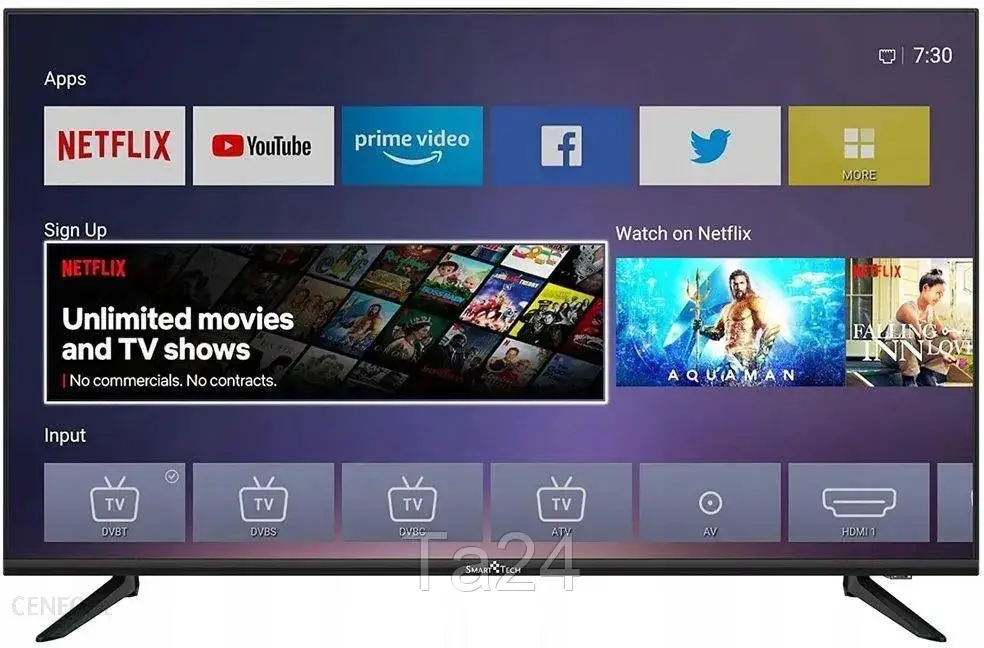 Телевізор LED Smarttech SMT43F30UV 43 cale 4K UHD, цена: 17300 ₴, купить на Prom.ua