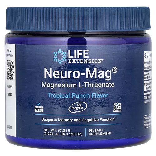 Л-Треонат Магнію Neuro-Mag® Magnesium L-Threonate - 93г Тропічний Пунш ...