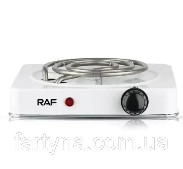 Плита электрическая одноконфорная RAF 8010B спираль, электроплита со спиральным нагревательным ...