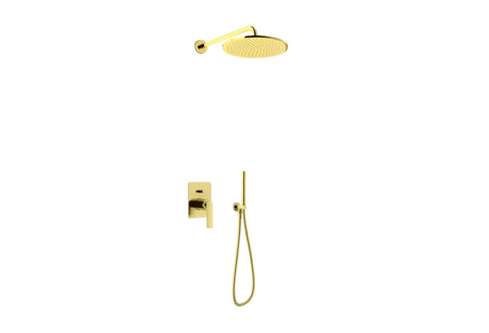 Душевая система KOHLMAN EXPERIENCE GOLD + BOX скрытого монтажа (ID ...