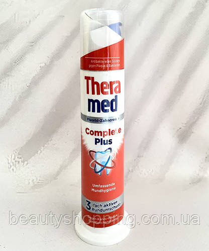 Thera Med Complete Plus зубна паста з дозатором 100ml (ID#1617298602 ...