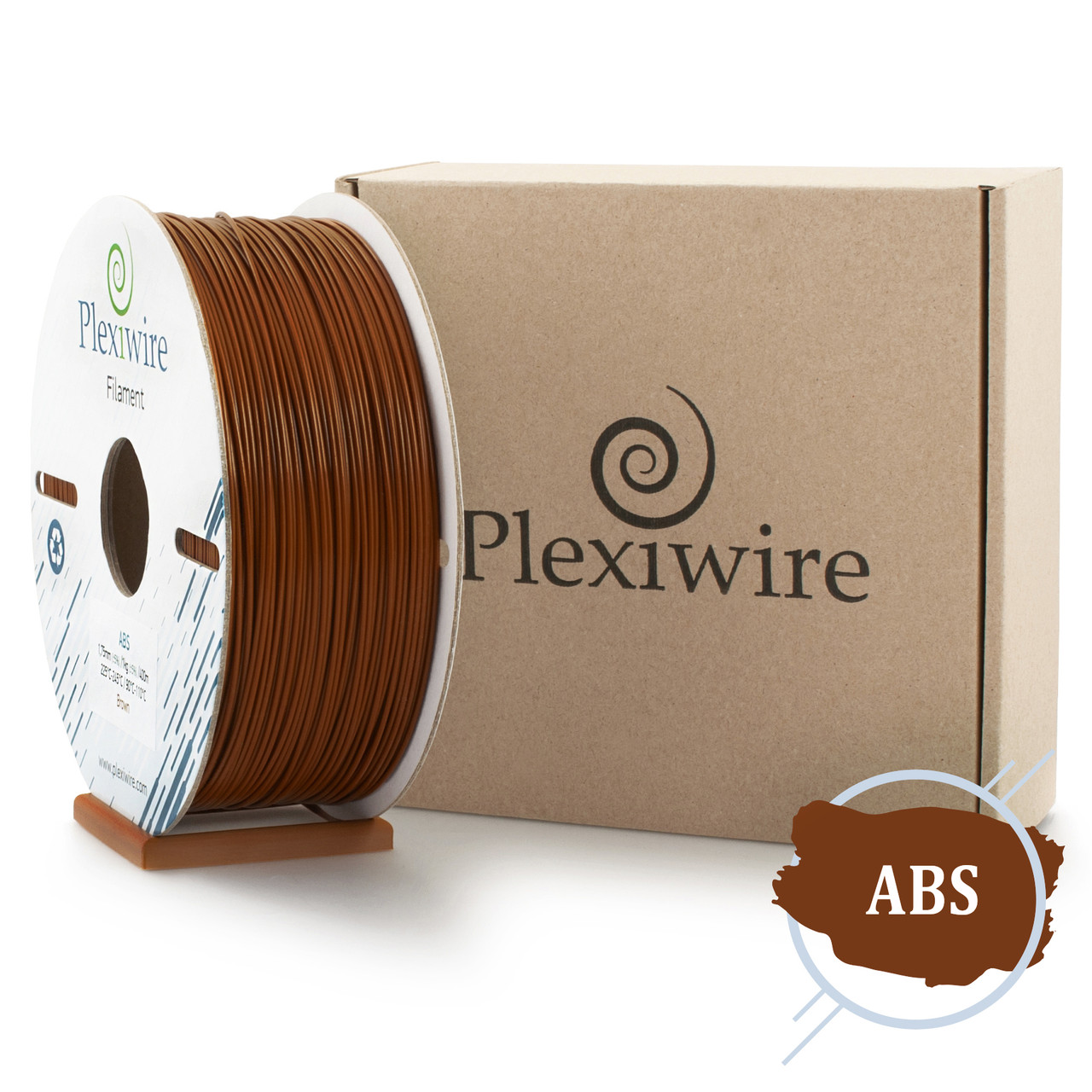 ABS пластик Plexiwire для 3D принтера 1.75мм коричневый (400м / 1кг) (ID#2143809814), цена: 642 ...