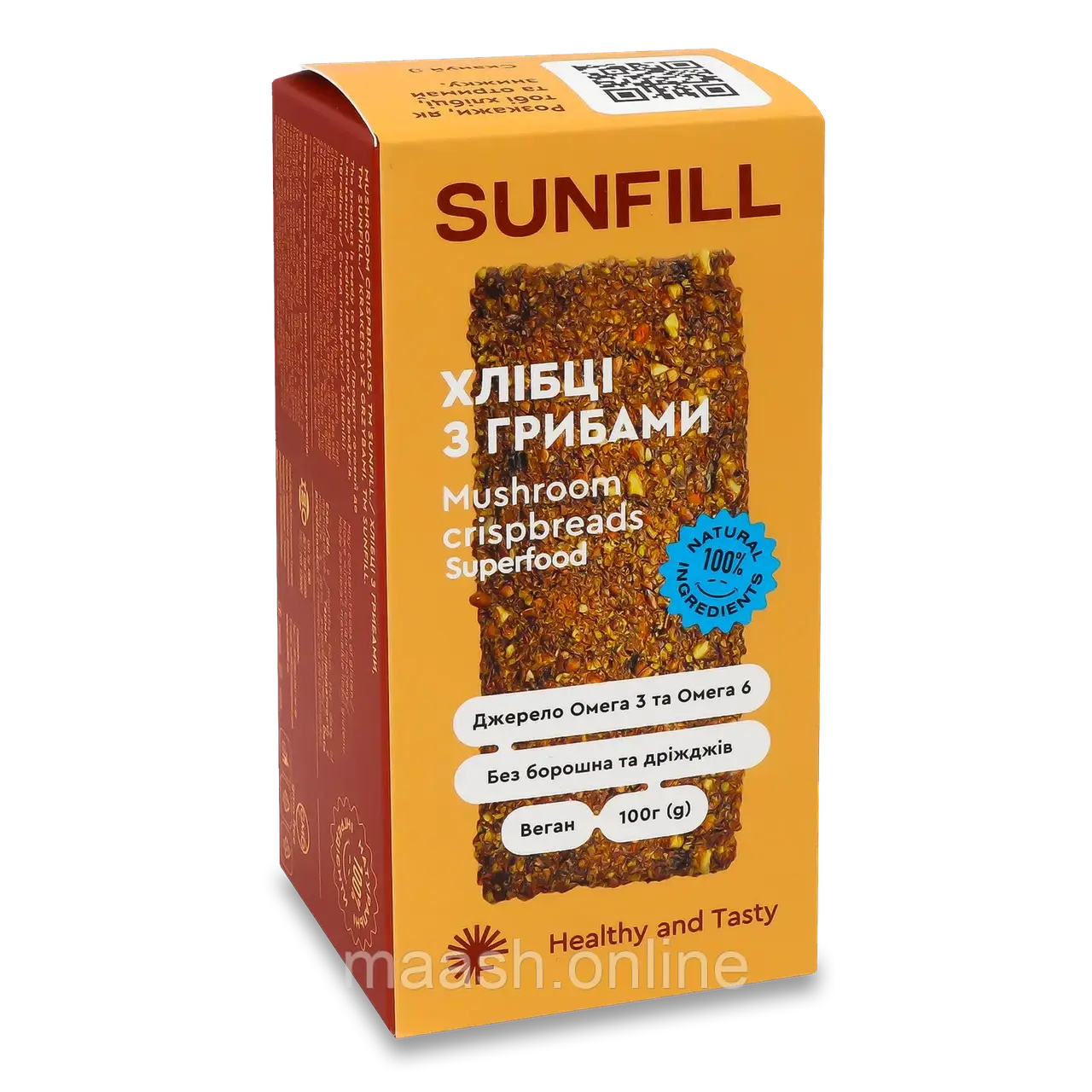 Хлібці грибні Sunfill, 100 г (ID#2145021111), ціна: 47 ₴, купити на Prom.ua