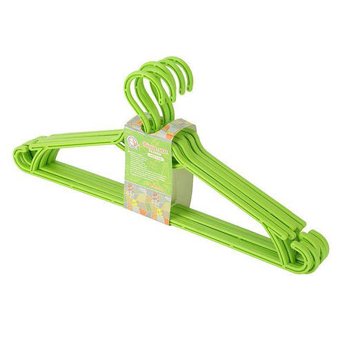Вешалка для одежды 5 шт зеленый Алеана 121073 IB, код: 8218084 (ID ...