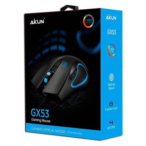 Мышь Aikun Apparition Optical Gaming Mouse Backlight GX53 |1000-3200DPI| (ID#2147201380), цена ...