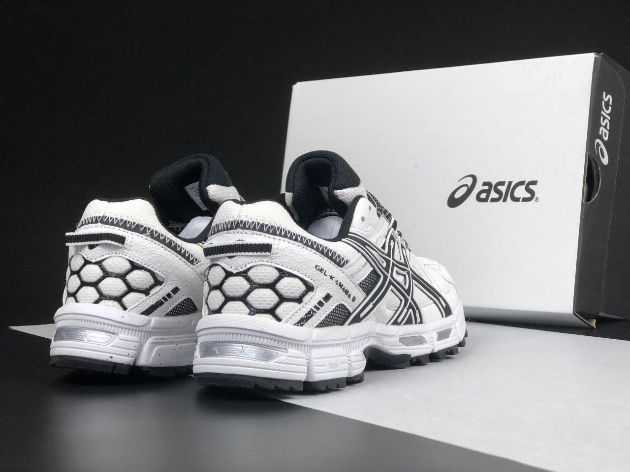 Мужские кроссовки Asics Gel-Kahana 8 White Black Обувь Асикс Гель ...