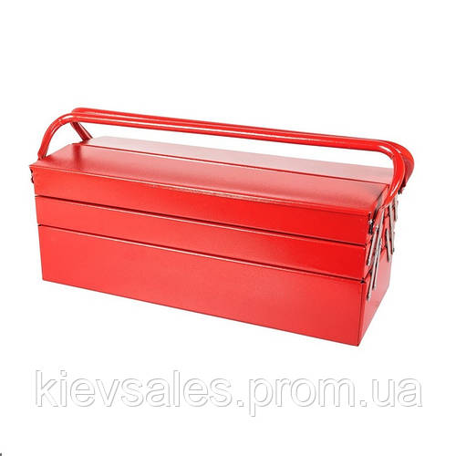 Ящик для інструментів металевий MASTERTOOL 550 мм 3 яруси 5 відділень (79-5505), 8215987 196 (ID ...