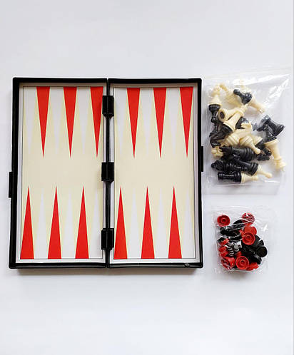 Магнітні шахи, шашки, нарди 3 в 1, 24 см (ID#2149435514), ціна: 192 ...