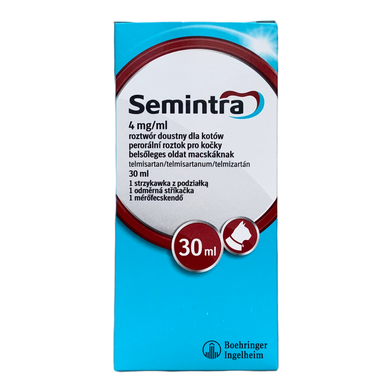 Семинтра 4 мг для кошек пероральная суспензия при ХПН, 30 мл (ID ...