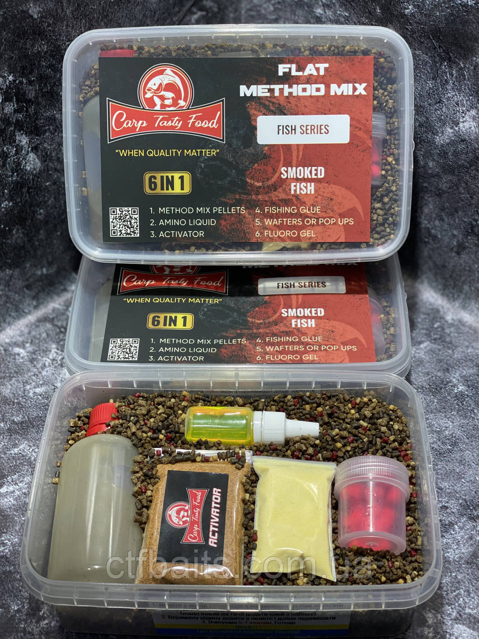 Флет метод мікс SMOKED FISH 6в1: продаж, ціна у Одеській області. Корми та підгодовування для ...