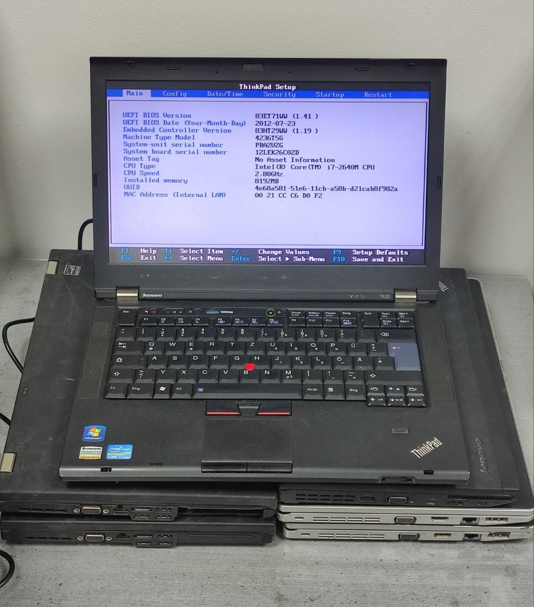 Розбирання/запчастин Lenovo ThinkPad T400/T410/T420/T430/X230/L420/E325/E531/E545/T60/X60/T41p ...