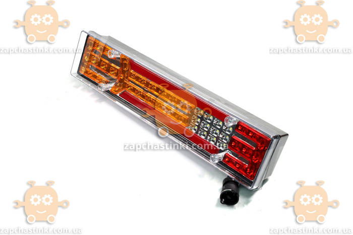 Фонарь ГАЗЕЛЬ 3302 задний ЛЕВЫЙ желтая вставка LED 12/24В (пр-во ДК ...