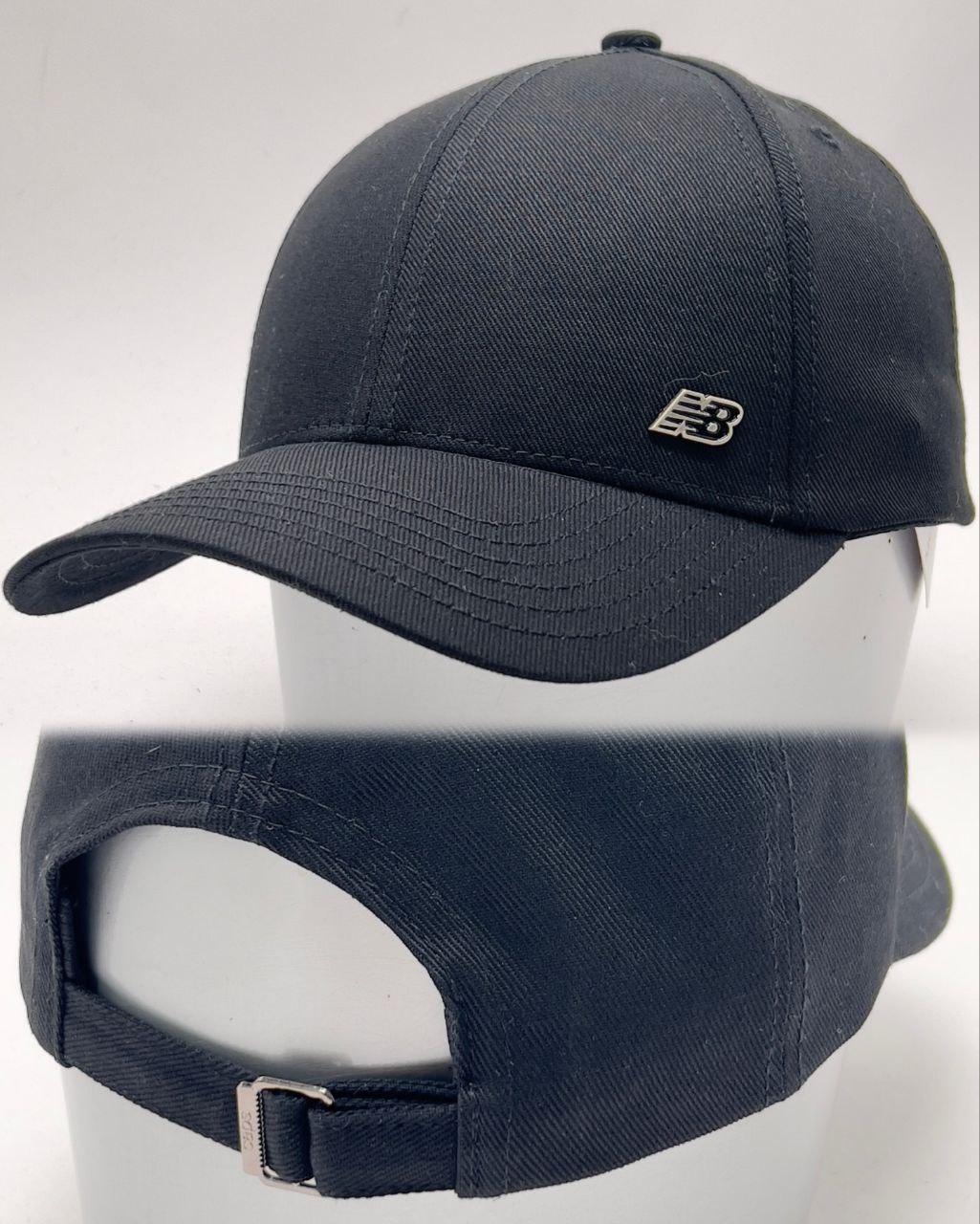 Бейсболка кепка шестиклинка однотонная 56-59 на металлической застежке ...