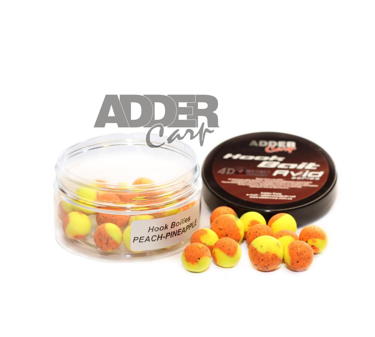 Бойли Adder Carp Hook Boilies Neutral Balance Avid 8-10mm 100 ml Peach&Pineapple / Персик-Ананас ...