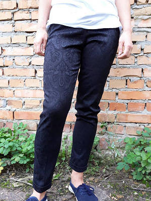 Женские жаккардовые брюки | Сравнить цены и купить по акции со скидкой ...