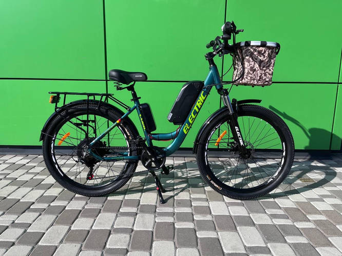 Электровелосипед Cubic-Bike ELECTRIC 26" Зеленый 1000ватт 10,4Ач 48В ...