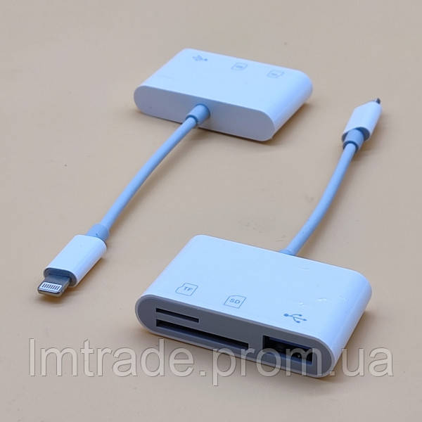 Переходник OTG Lightning на USB/SD/microSD (ID#2150031128), цена: 200 ...