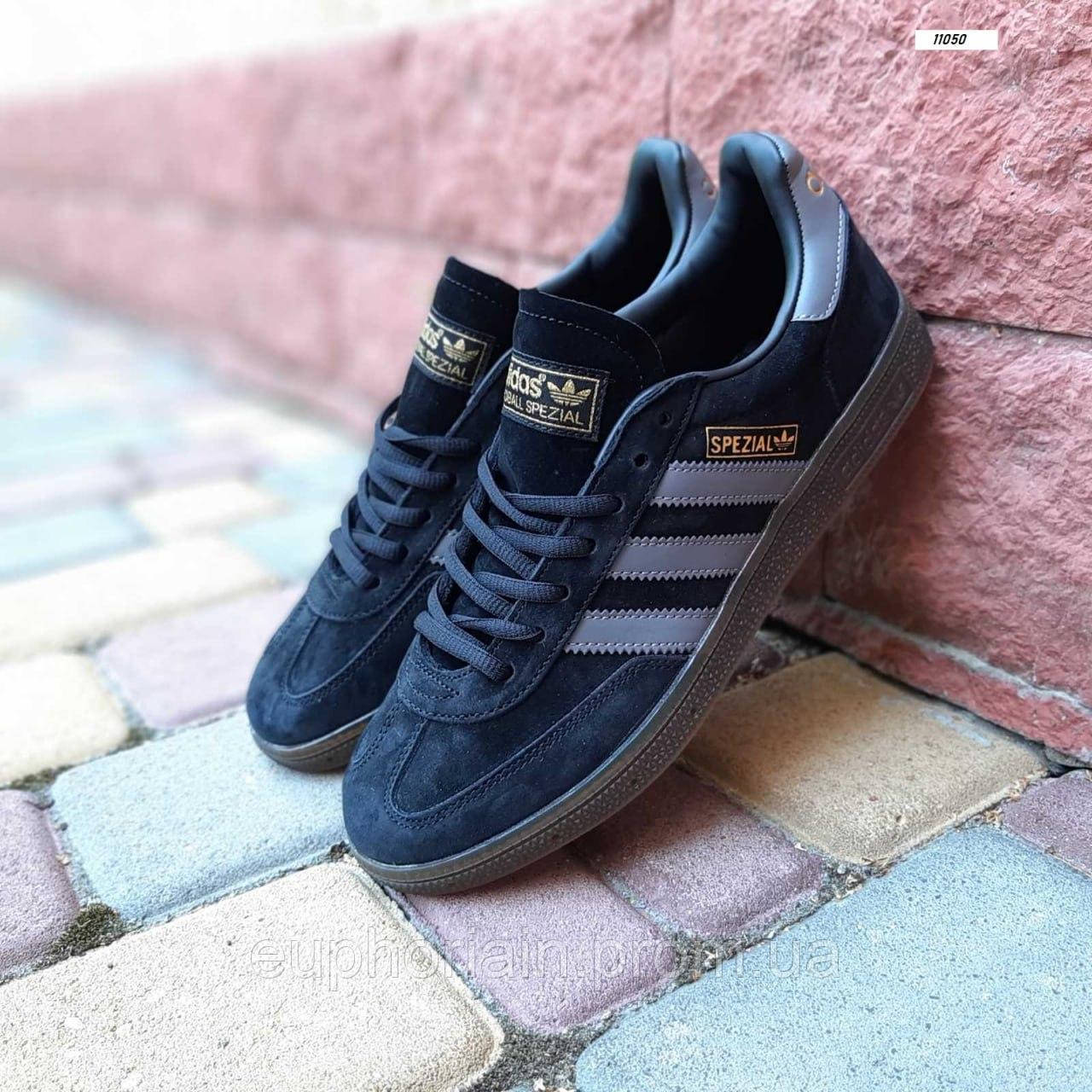 Кроссовки, кеды отличное качество Adidas Spezial чорні з сірим 44 ...