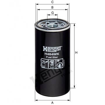 Фильтр топливный Renault Truck C/D/K/T 13-/ Volvo Truck 10-,H421WK ...