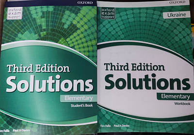 Solutions 3rd Edition Pre-Intermediate. Комплект { Student's book + workbook}, ціна: 599 ...
