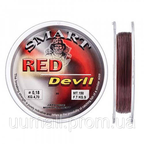 Леска Smart Red Devil 150m 0.28mm 9.8kg (1013-1300.30.05), 8098482 - 914 (ID#2495775300), цена ...