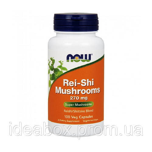 Грибы Рейши, Rei-Shi Mushrooms, 270 Мг, 100 Капсул IX, код: 6823181 (ID ...