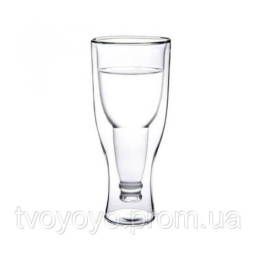 Бокал для пива, кваса, сока 350 мл с двойными стенками Bottle ST 202-4 ...