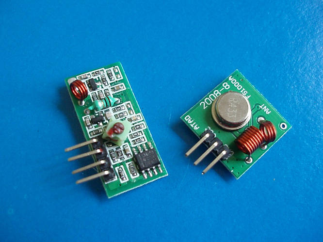 Модуль RF-передавач і приймач 433 MГц Ардуїно Arduino 433 Mhz (ID ...