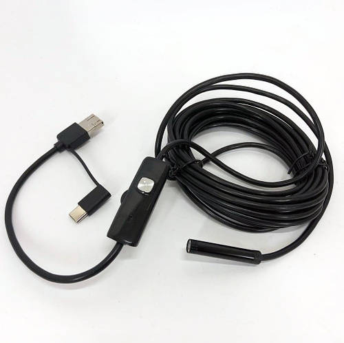 Usb Android Эндоскоп для смартфона 2 м 7 мм, Эндоскоп с управляемой ...