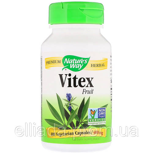 Витекс Nature's Way Vitex Fruit 400 мг 100 капсул (NWY11750) HH, код ...