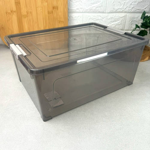 Большой контейнер с крышкой для хранения 7.9 л Коричневый Smart Box ...