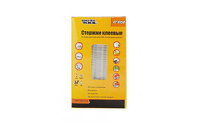 Клейові стрижні Mastertool 7.2 х 200 мм прозорі (1 кг) (42-0150) (ID#2398412940), ціна: 329.25 ...