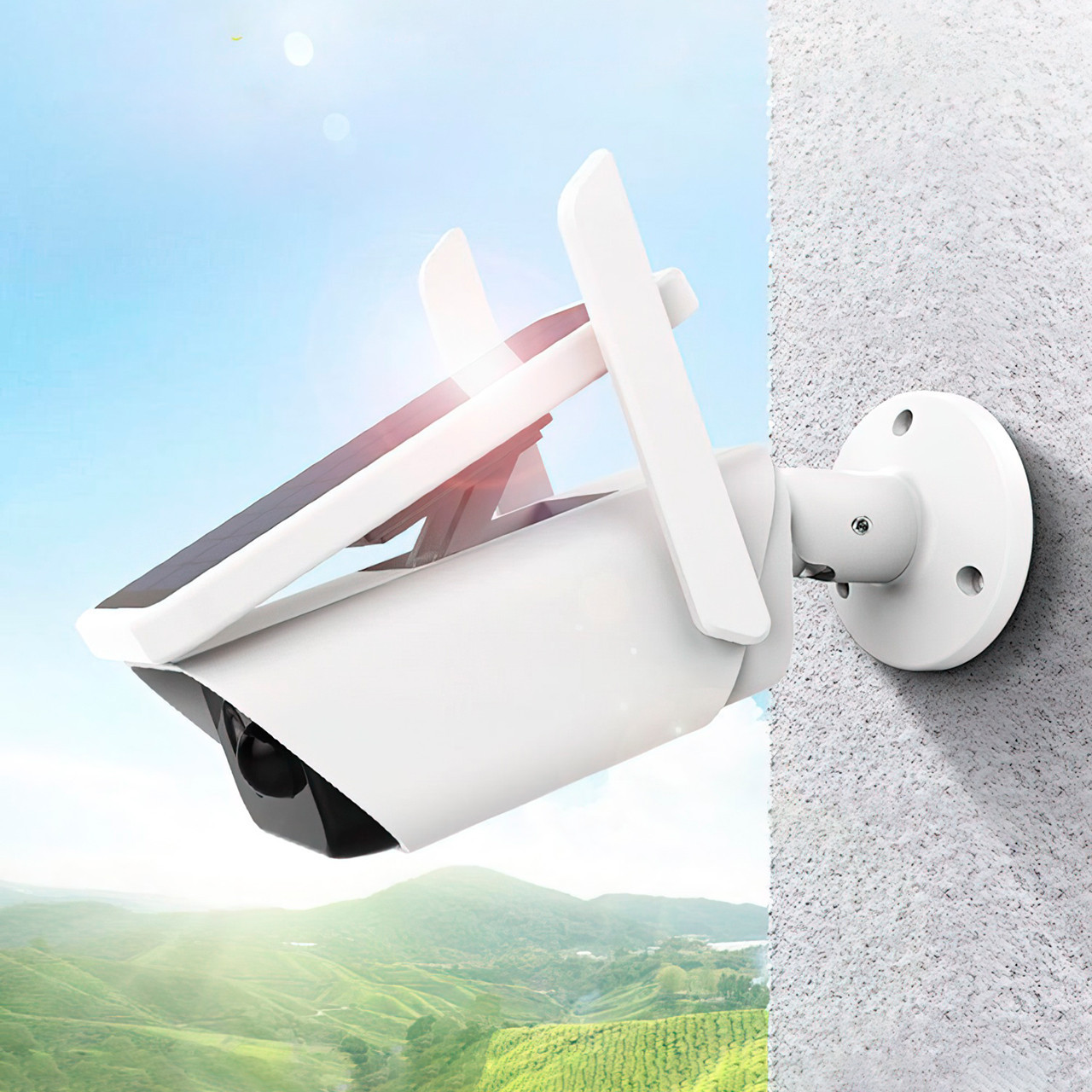 Уличная Wifi камера видеонаблюдения на солнечной батарее Solar Wifi